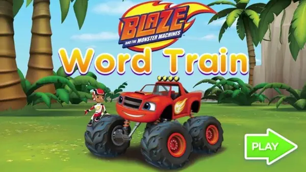 Blaze and the Monster Machines Word Train - Blaze Games Online