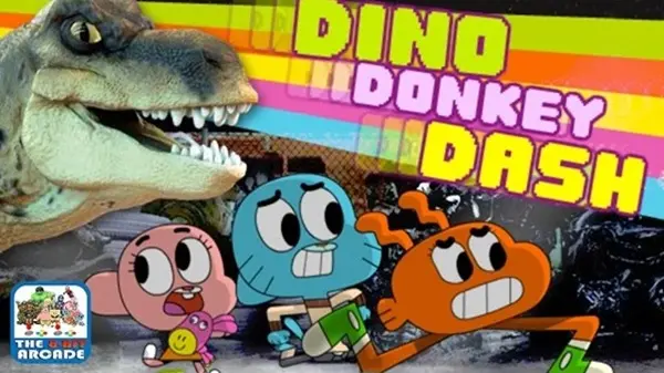 Dino Donkey Dash - Play Gumball Games Online