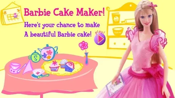 Barbie Cake Maker - Play Barbie Games Online At CartoonGames