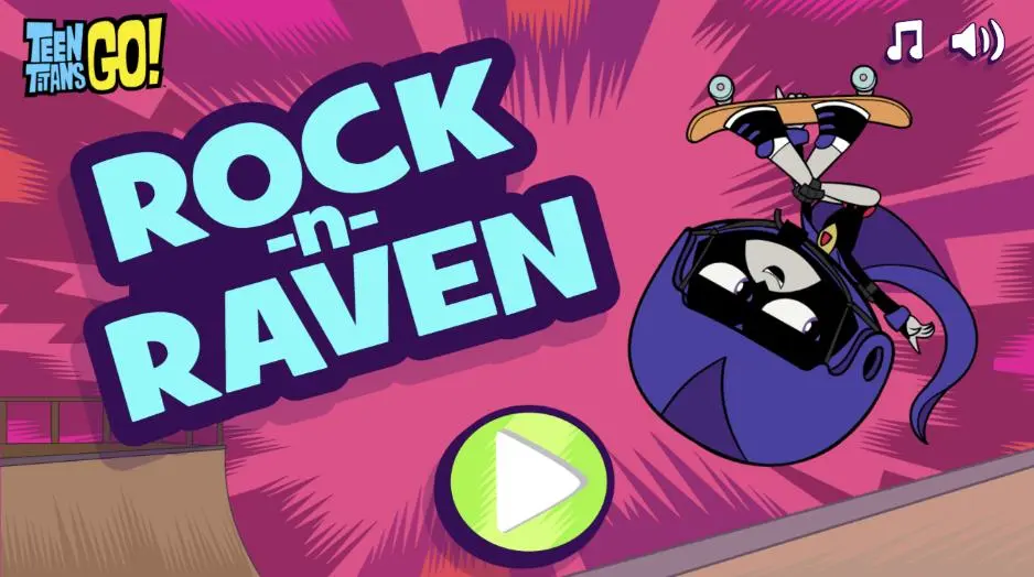 Rock-n-Raven - Play Teen Titans Go Games Online