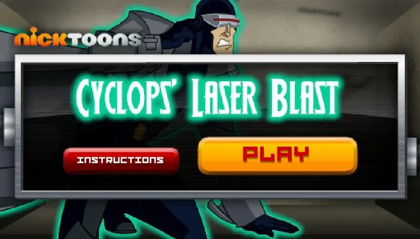 Play Wolverine and the X-Men: Cyclops' Laser Blast Online