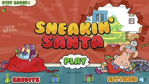 Sneakin' Santa - Play Uncle Grandpa Games Online