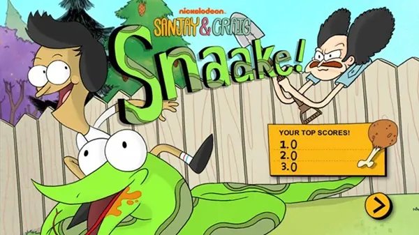 Sanjay and Craig: Snaake - Sanjay and Craig Games Online
