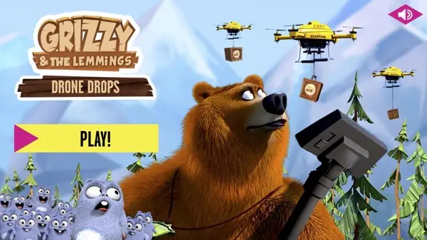 Drone Drop - Play Grizzy & the Lemmings Games Online