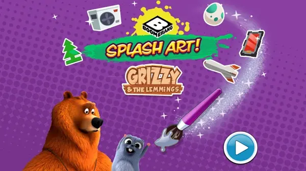 Splash Art - Play Grizzy & the Lemmings Games Online
