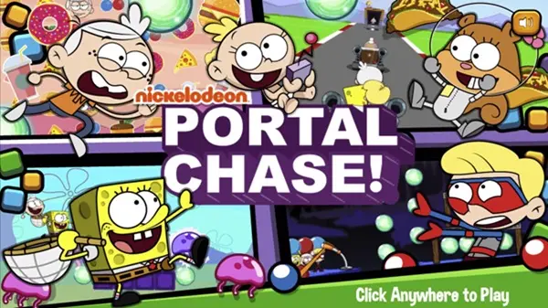 Nickelodeon: Portal Chase - Play Nickelodeon Games Online