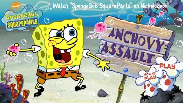 SpongeBob: Anchovy Assault - Play SpongeBob Games Online
